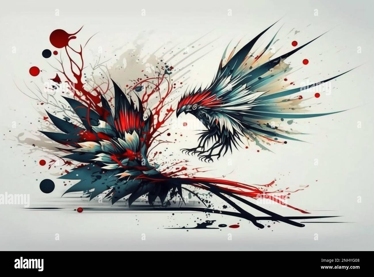 Eagle watercolor painting hi-res stock photography and images - Alamy