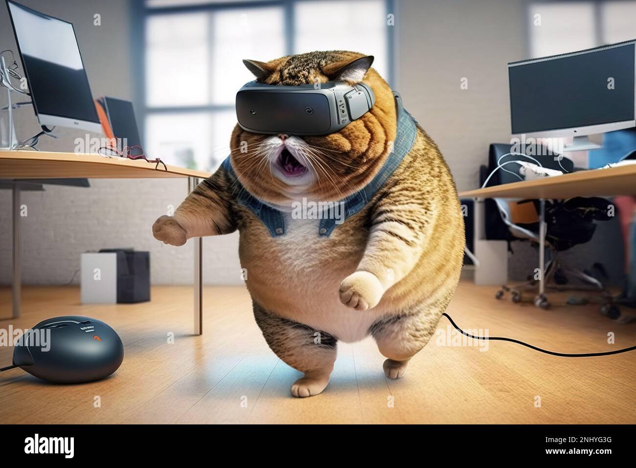 Cat gamer hi-res stock photography and images - Alamy