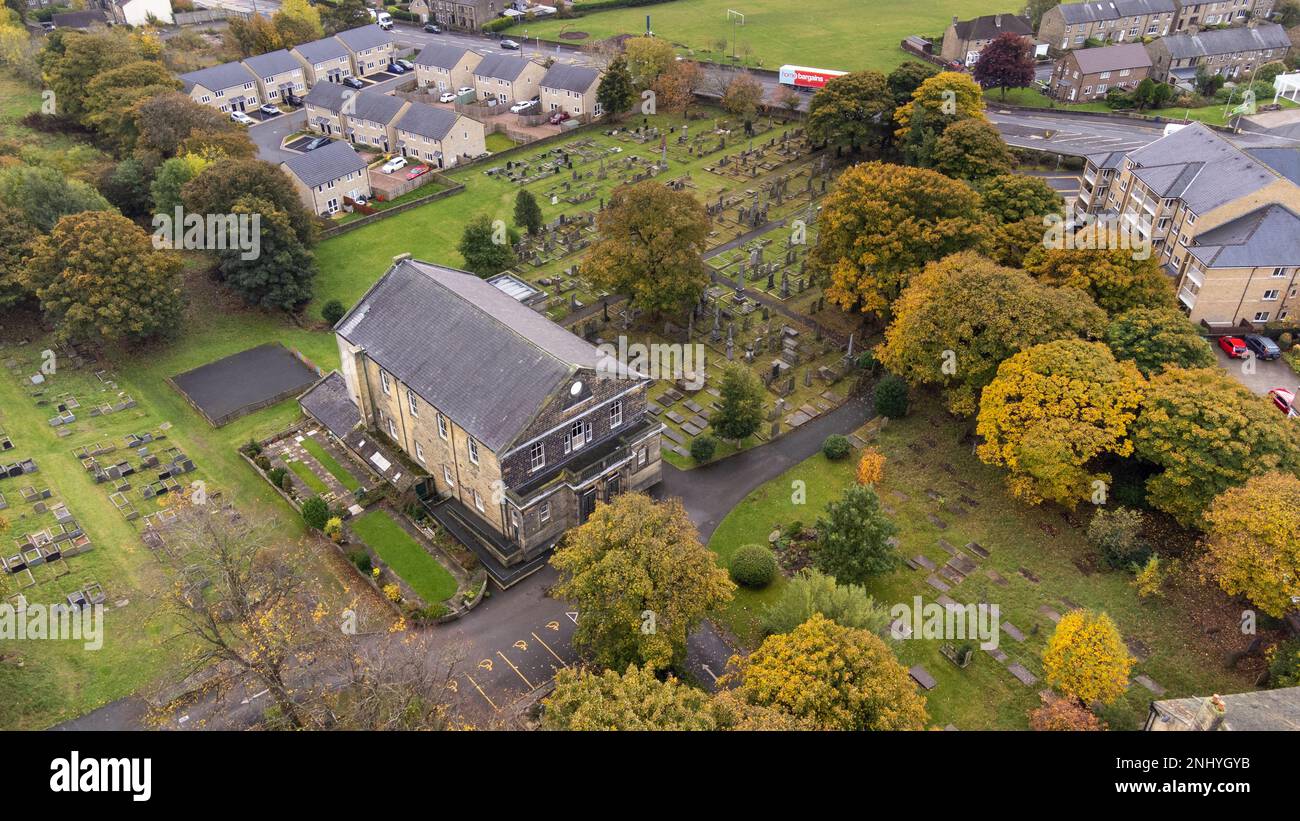 Aerial photo of the the town of Woodthorpe, it's a suburb in the south ...