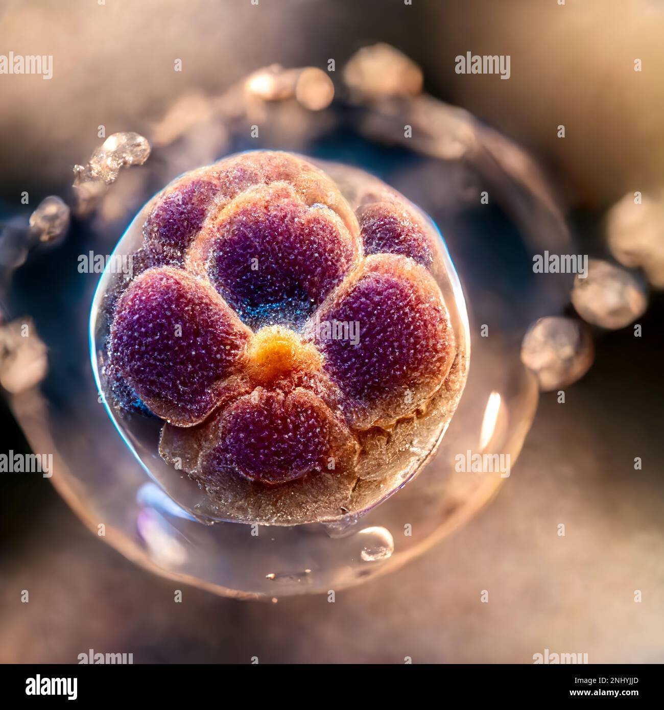 Human early stage embryo, ai generated illustration Stock Photo - Alamy
