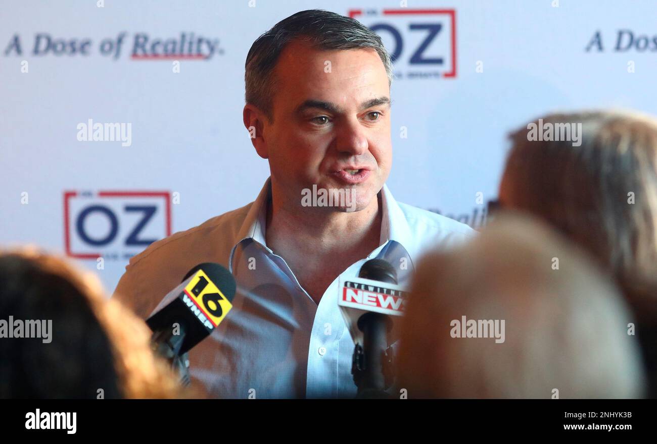 Pennsylvania 8th District candidate Jim Bognet, a Republican, talks ...