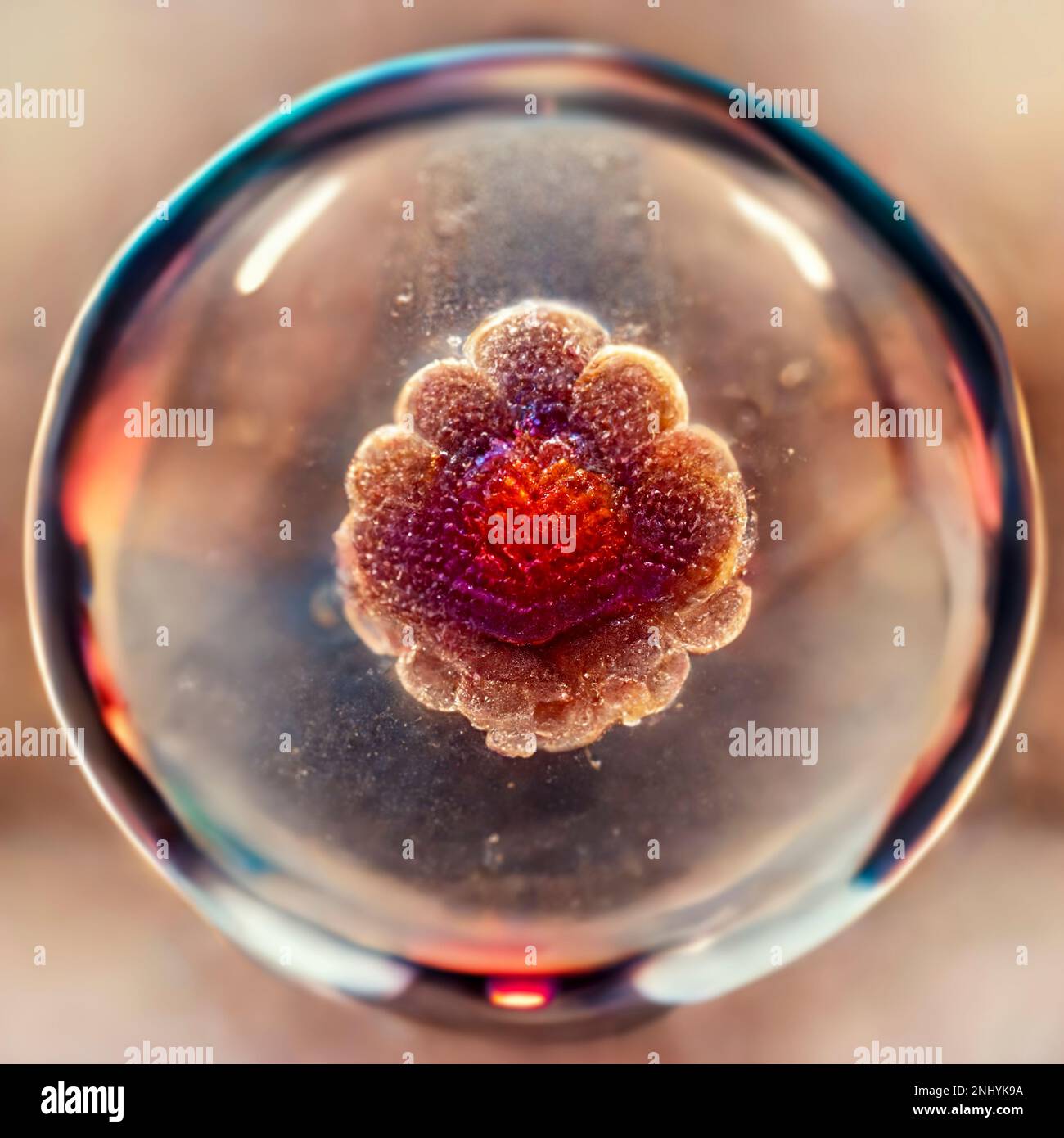 Human early stage embryo, ai generated illustration Stock Photo - Alamy