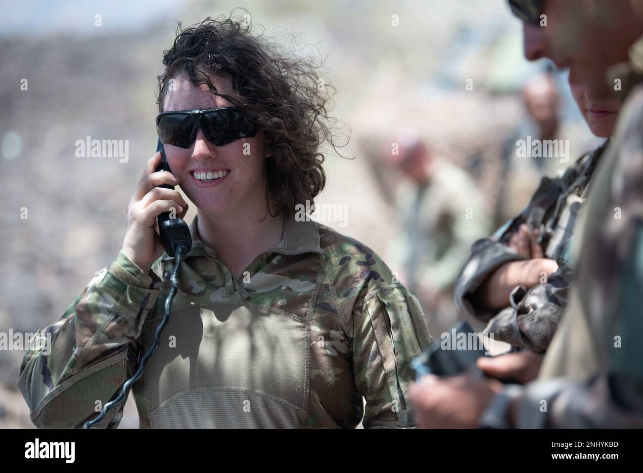 U.S. Army Spc. Katelyn Kruckenberg, a U.S. Army Guardsman assigned to ...