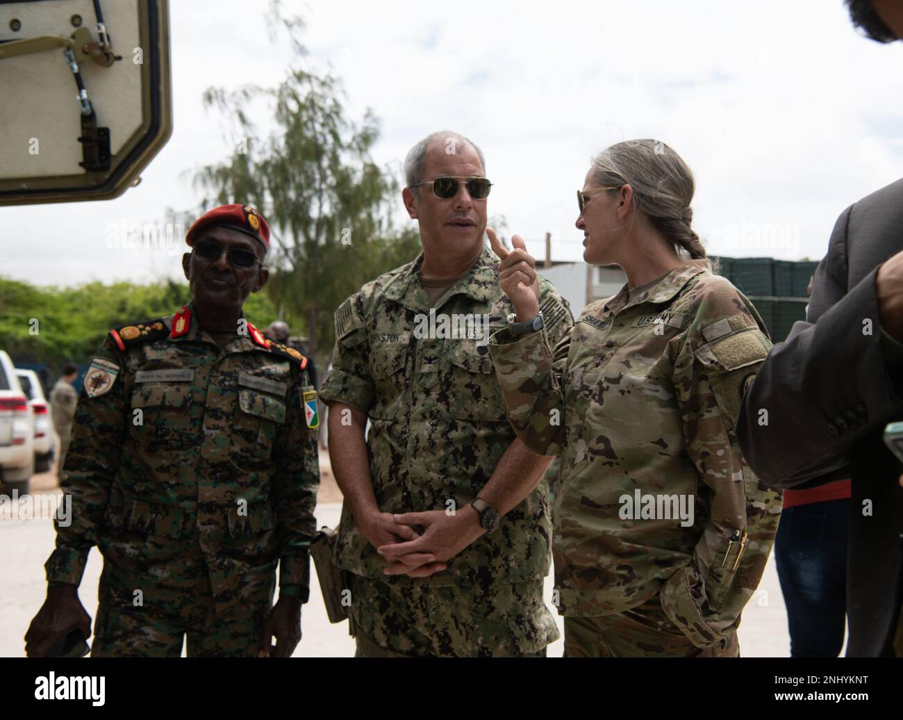 U.S. Army Maj. Gen. Jami Shawley, commanding general of the Combined ...