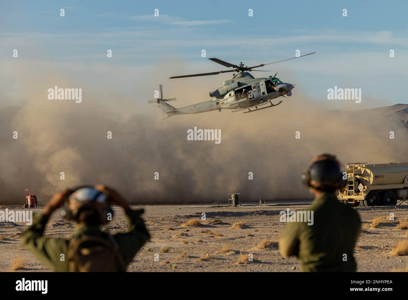 U.S. Marine Corps UH-1Y Venom with Marine Light Attack Helicopter ...