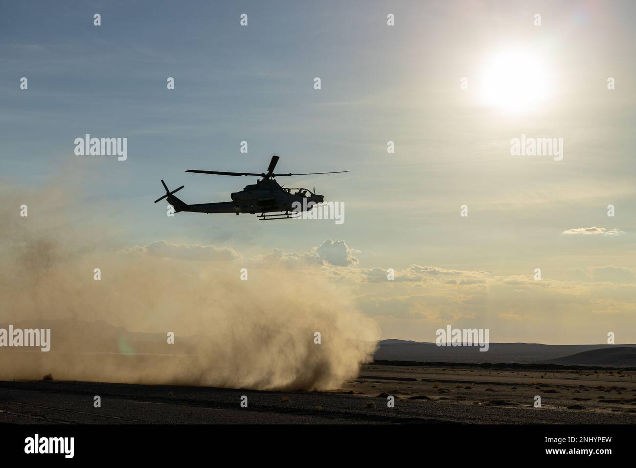 A U.S. Marine Corps AH-1W Cobra with Marine Light Attack Helicopter ...