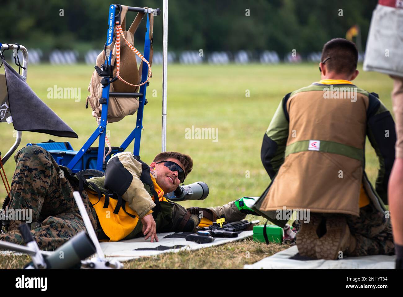U.S. Marine Corps Cpl. Jacob Zupke, with the Marine Corps Shooting Team ...