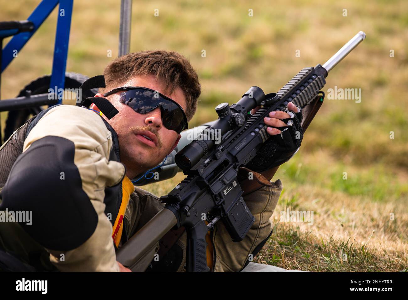 U.S. Marine Corps Cpl. Jacob Zupke, with the Marine Corps Shooting Team ...
