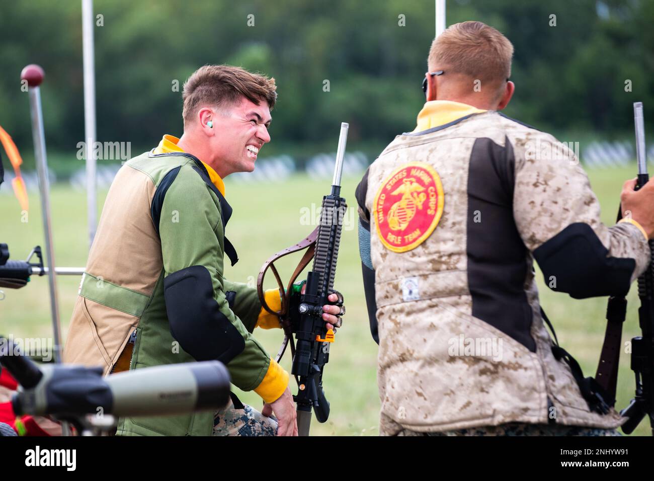 U.S. Marine Corps Sgt. Patrick Moody, with the Marine Corps Shooting ...