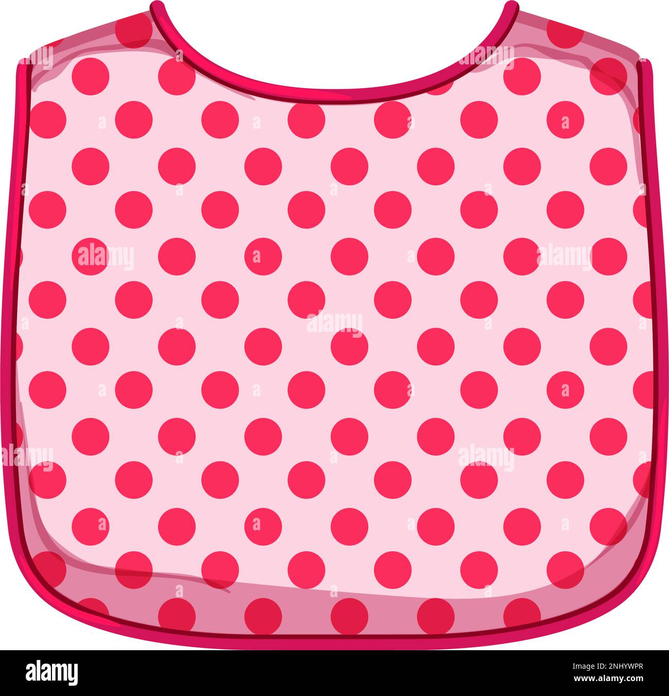 clothes bib cartoon vector illustration color sign Stock Vector Image ...