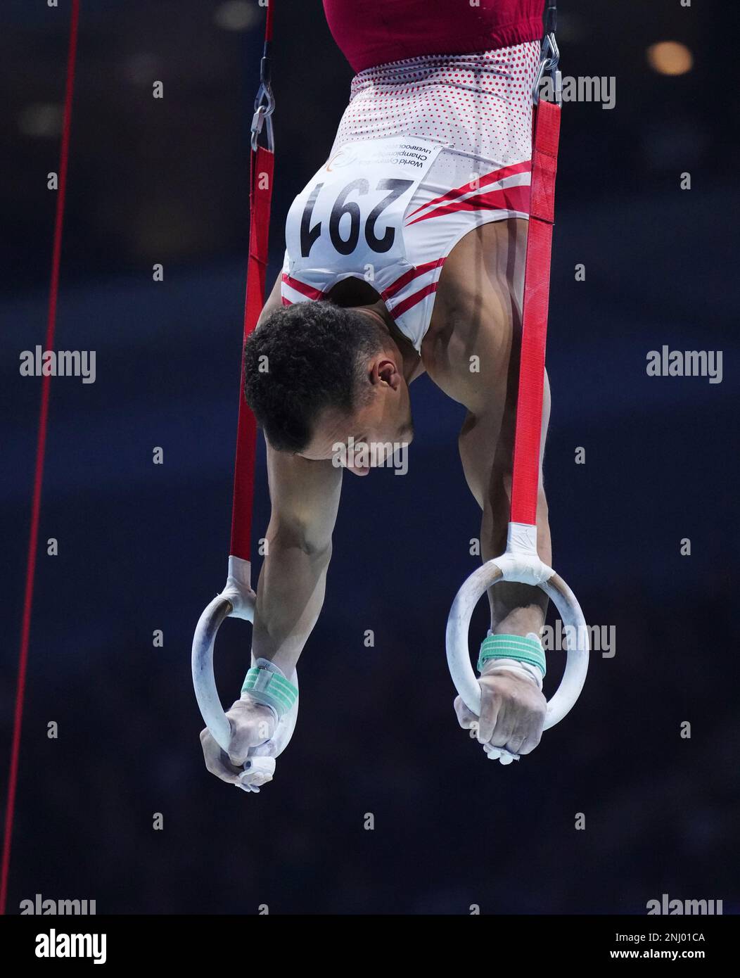 Adem Asil of Turkey performs during MEN'S RINGS APPARATUS FINAL of 51st ...