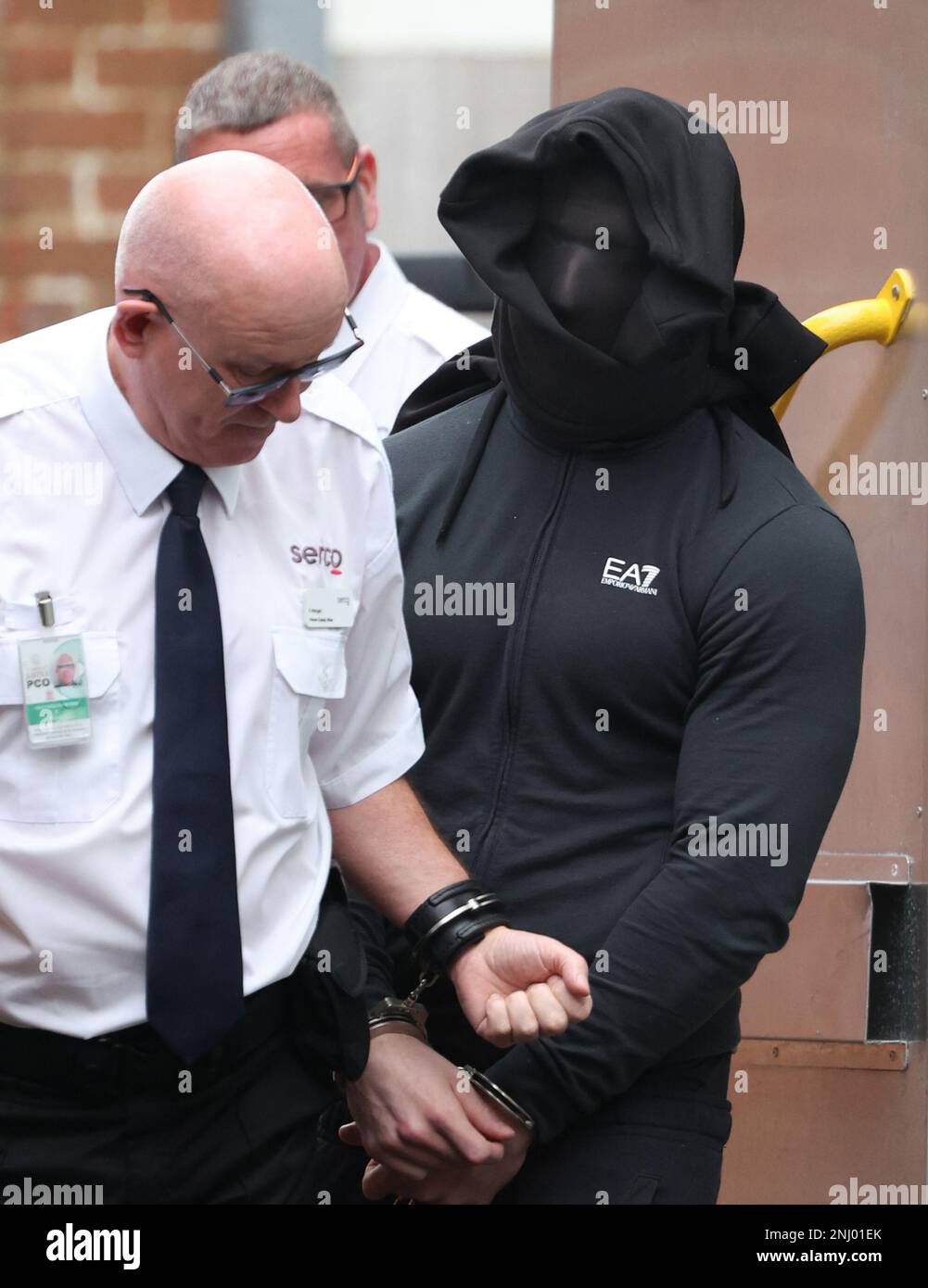Lewes, UK. 22nd Feb, 2023. Pietro Addis arrives at Lewes Crown Court on ...