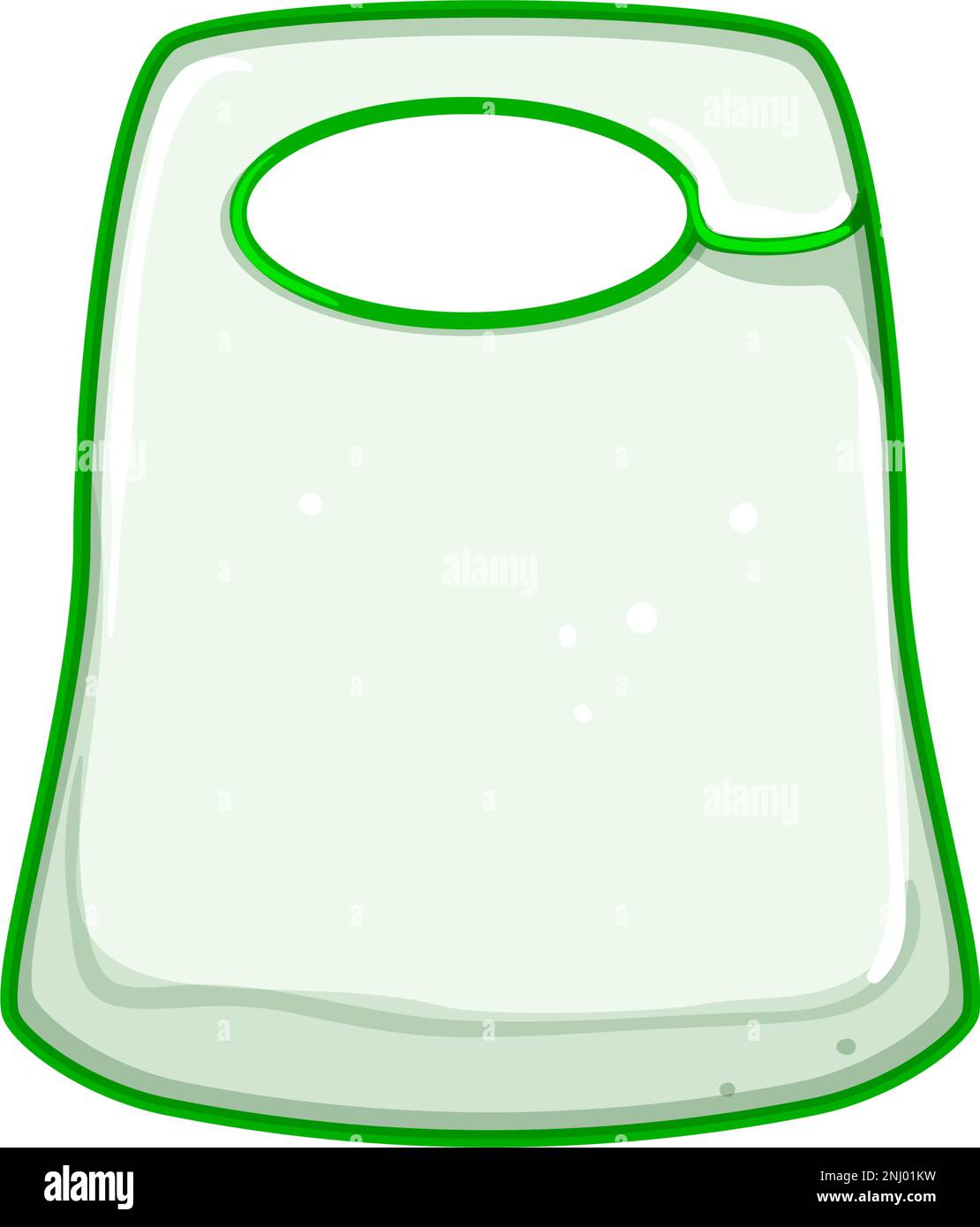 clothing bib cartoon vector illustration color sign Stock Vector Image ...