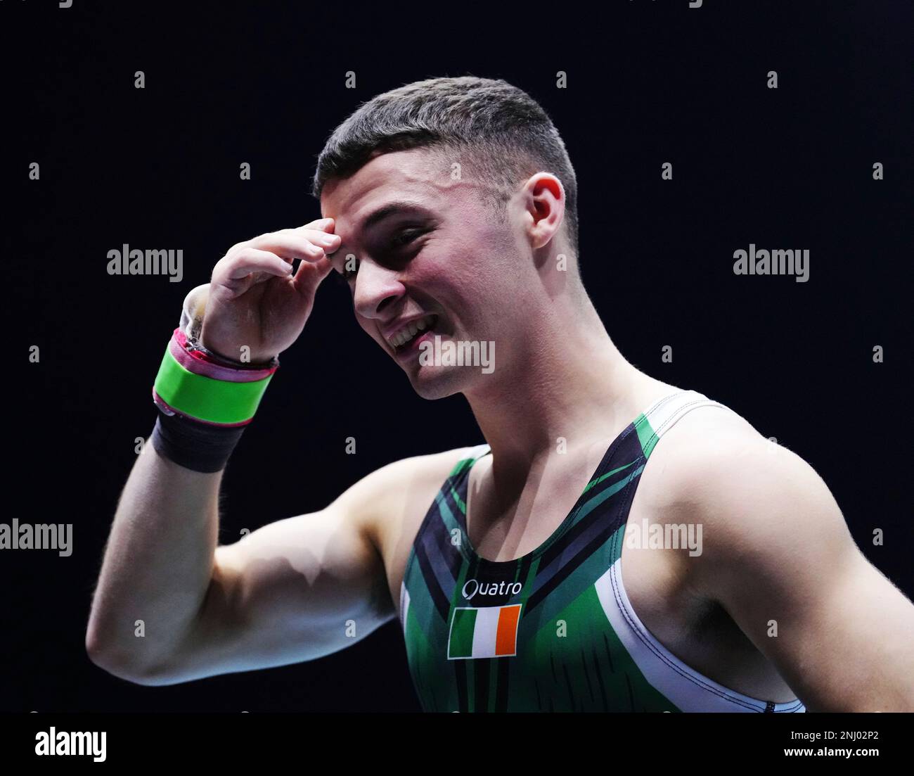 Rhys Joshua McClenaghan (MC Clenaghan Rhys) of Ireland reacts during ...