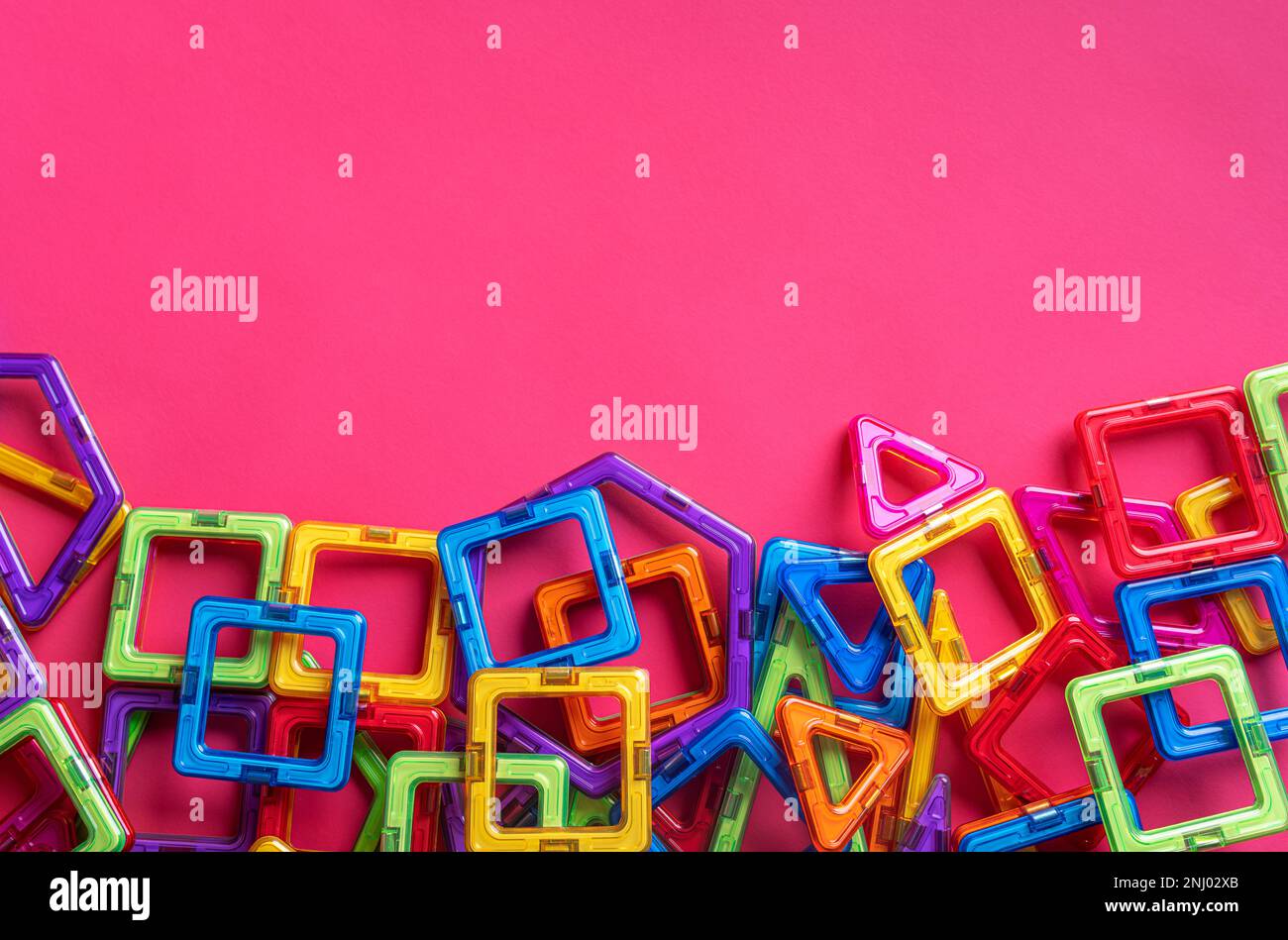Details of the magnetic constructor Stock Photo - Alamy