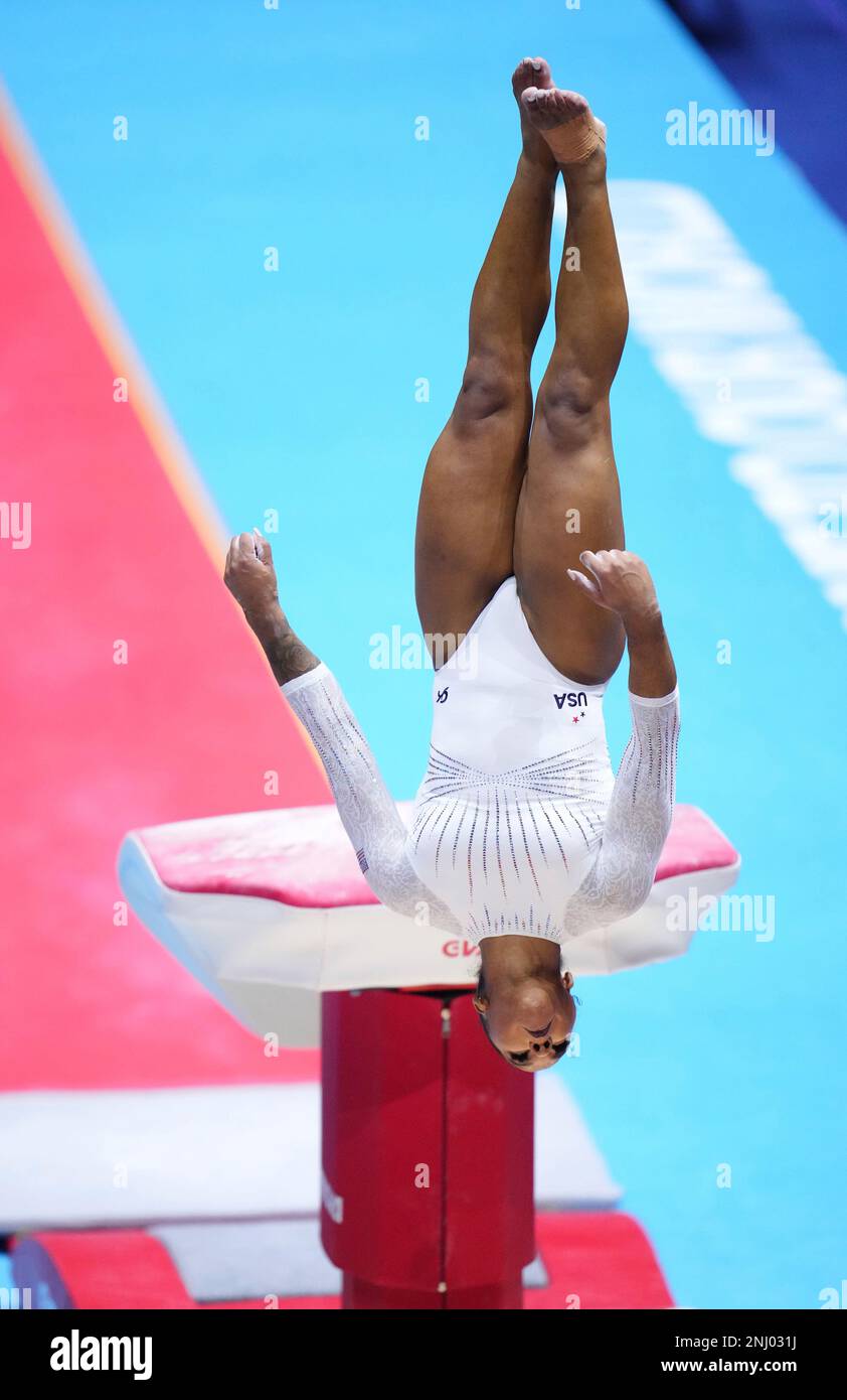 Jordan Lucella Elizabeth Chiles of United States during WOMEN'S VAULT ...