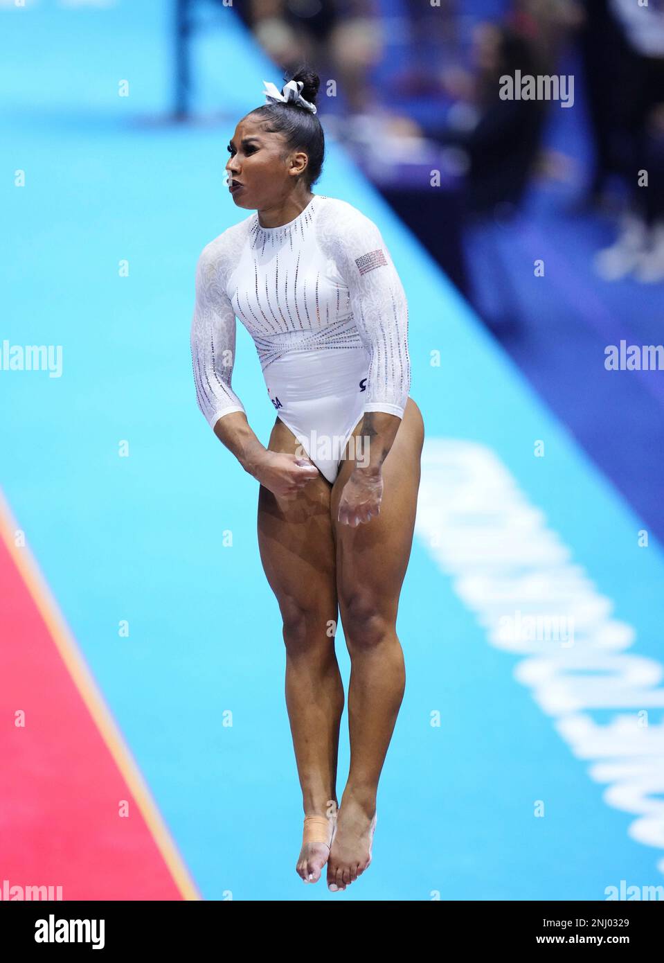 Jordan Lucella Elizabeth Chiles of United States during WOMEN'S VAULT ...