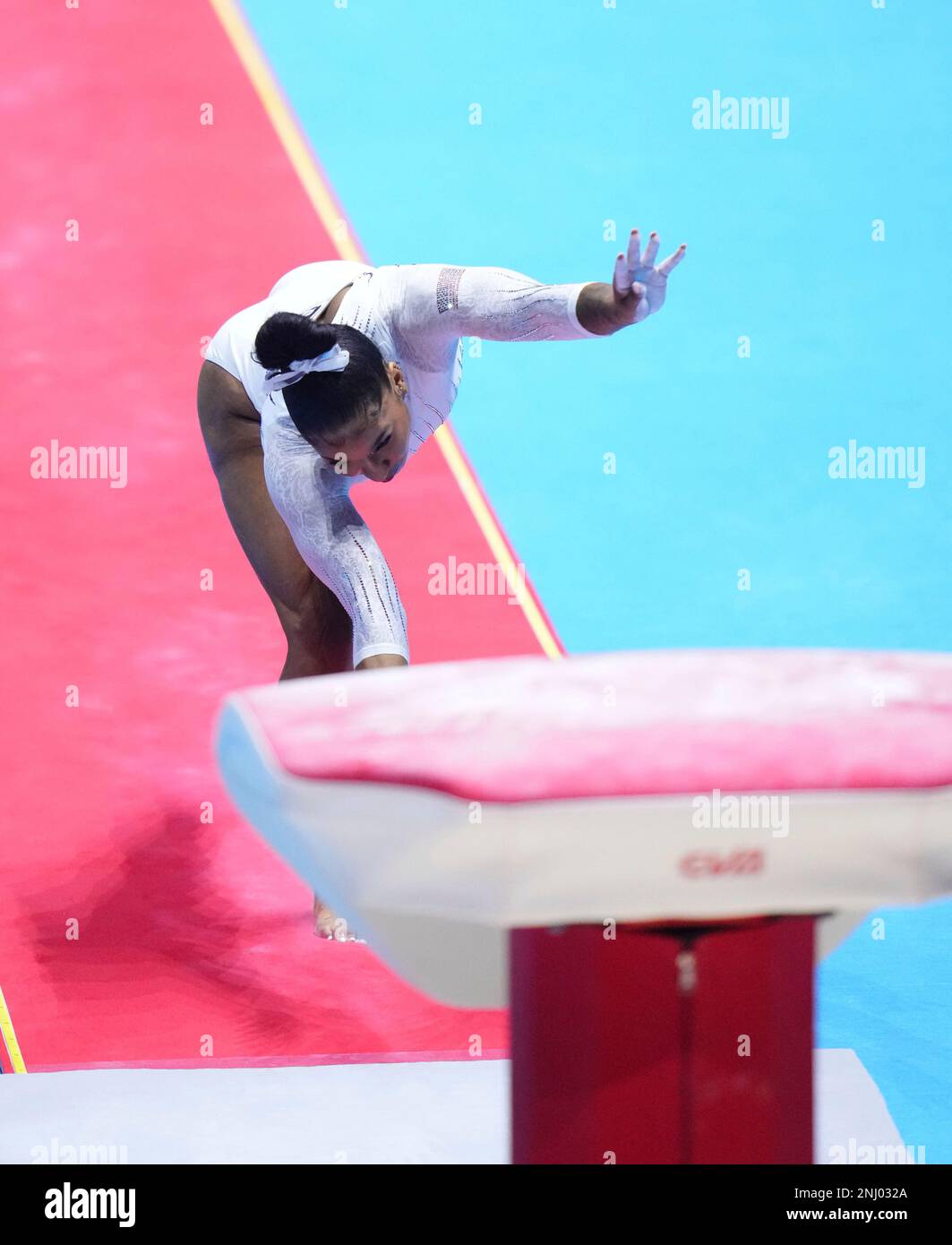 Jordan Lucella Elizabeth Chiles of United States during WOMEN'S VAULT ...