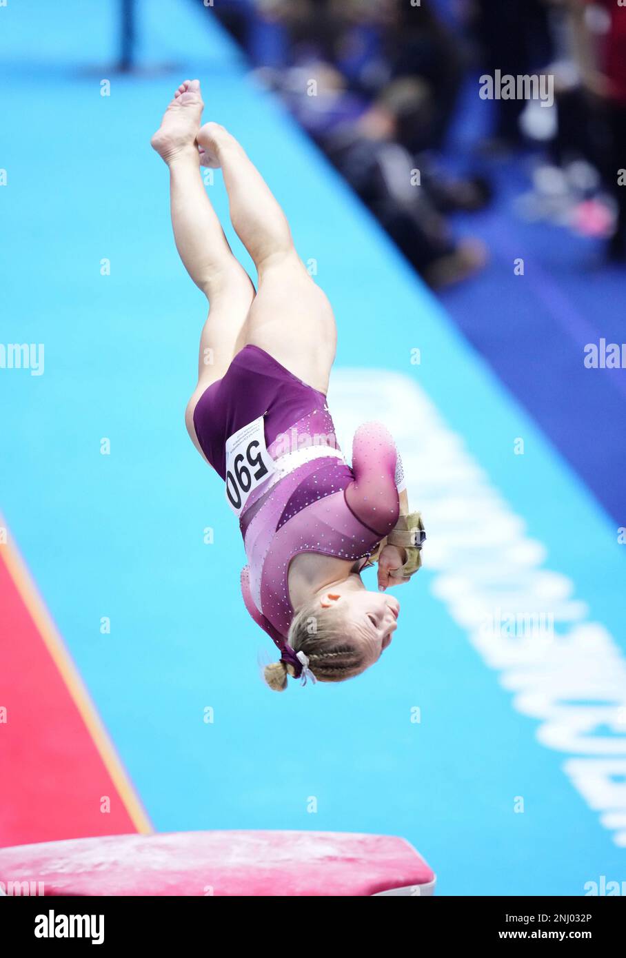 Jade Ashtyn Carey of United States during WOMEN'S VAULT APPARATUS FINAL ...