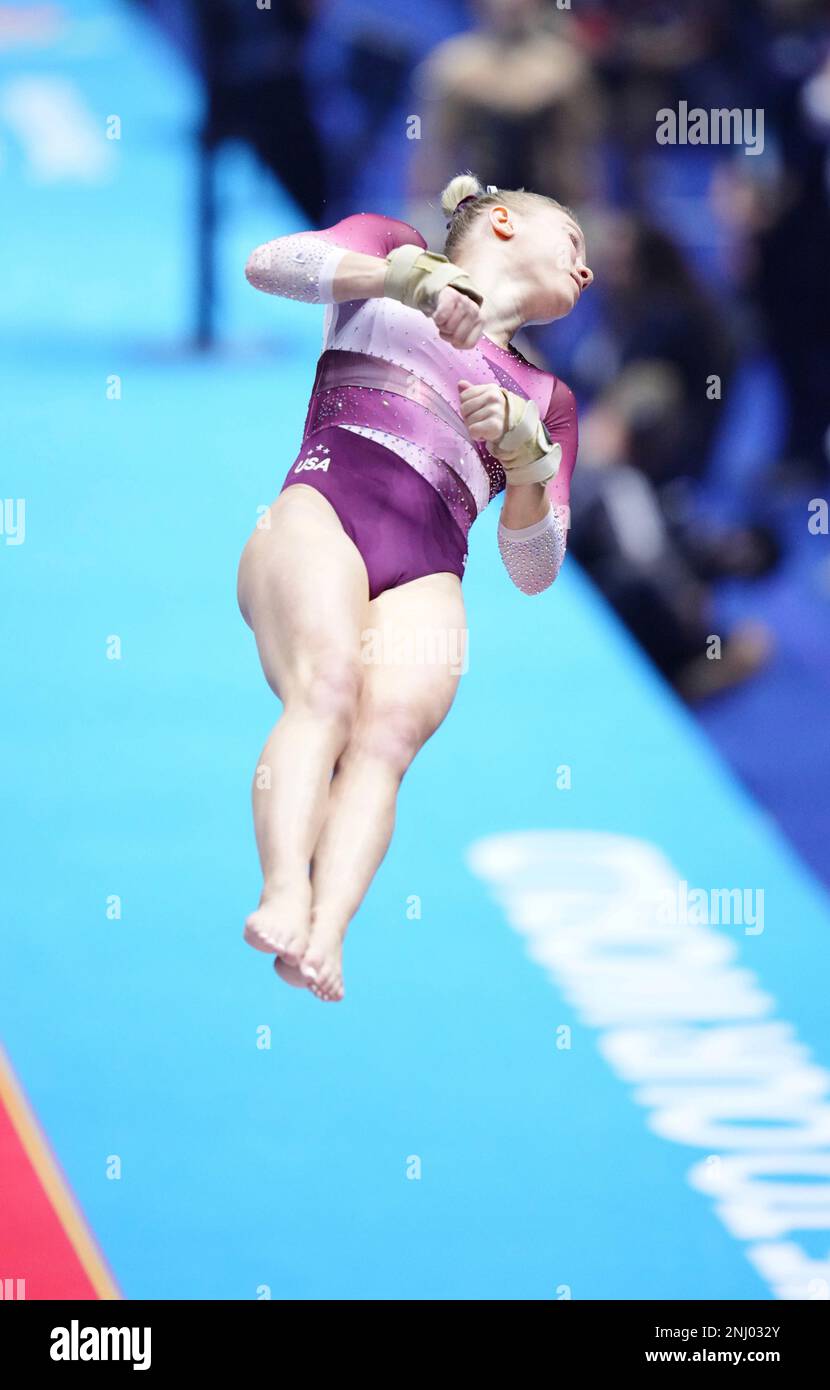 Jade Ashtyn Carey of United States during WOMEN'S VAULT APPARATUS FINAL ...