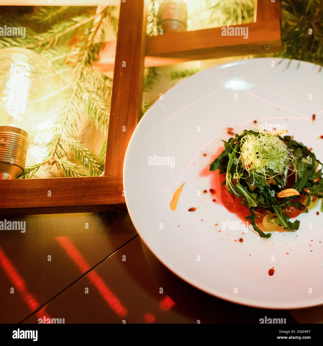 Christmas dinner menu background hi-res stock photography and images ...