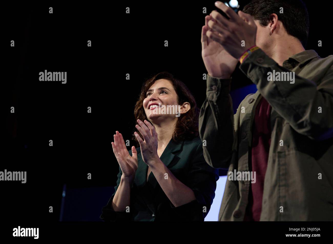 The president of the Community of Madrid and the PP of Madrid, Isabel ...