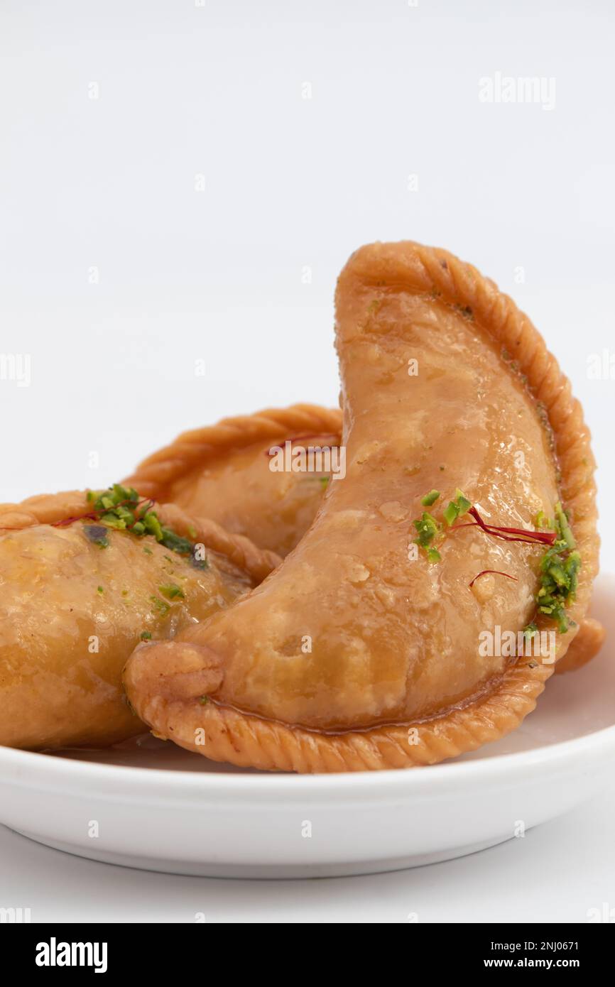 Gujia Also Called Gujiya, Pirukiya, Pirukia, Pedakiya, Karanji, Basundi ...