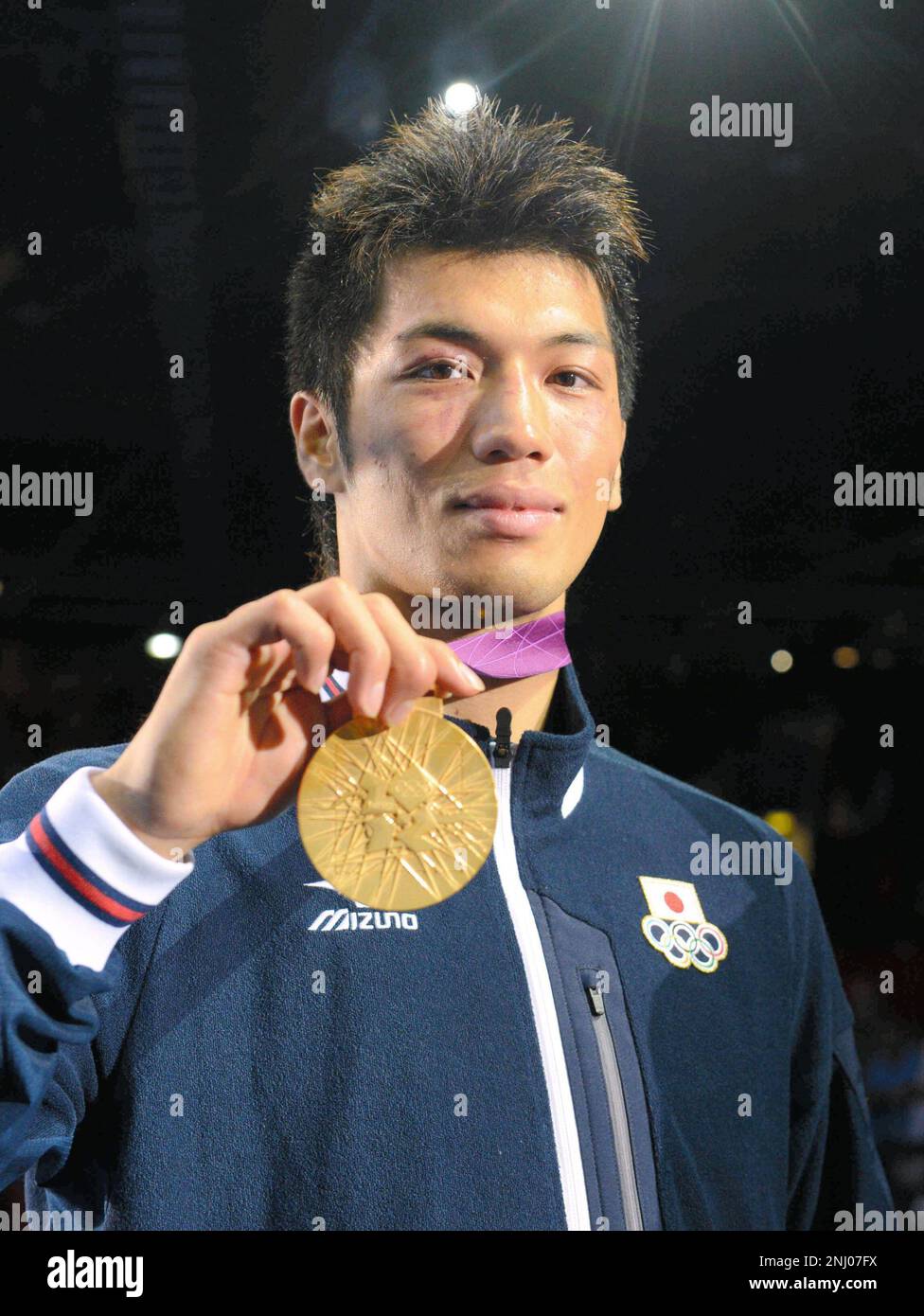 File photo taken in August 2012 shows Japanese boxer Ryota Murata ...