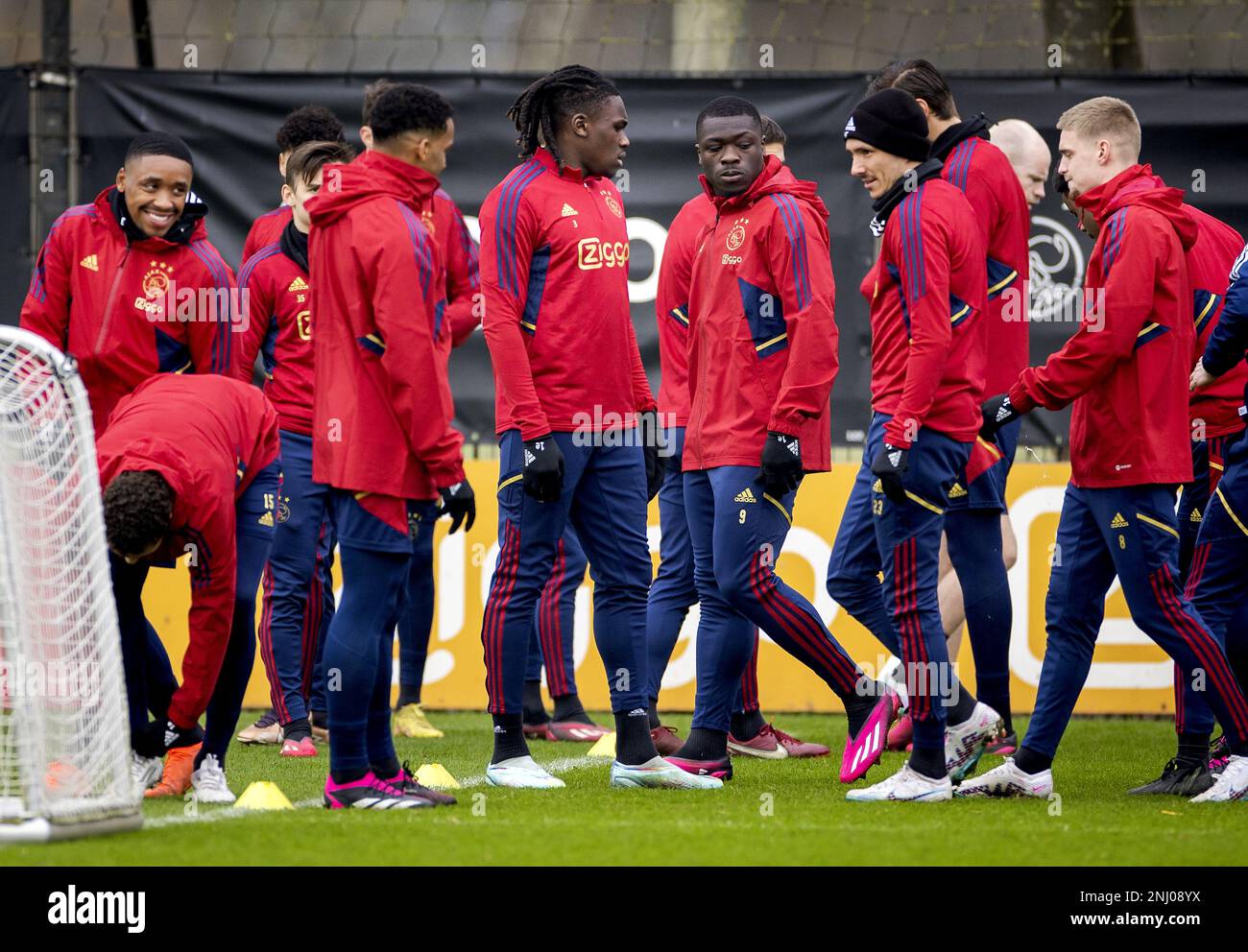 AMSTERDAM - Steven Bergwijn, Calvin Bassey, Brian Brobbey, Steven ...