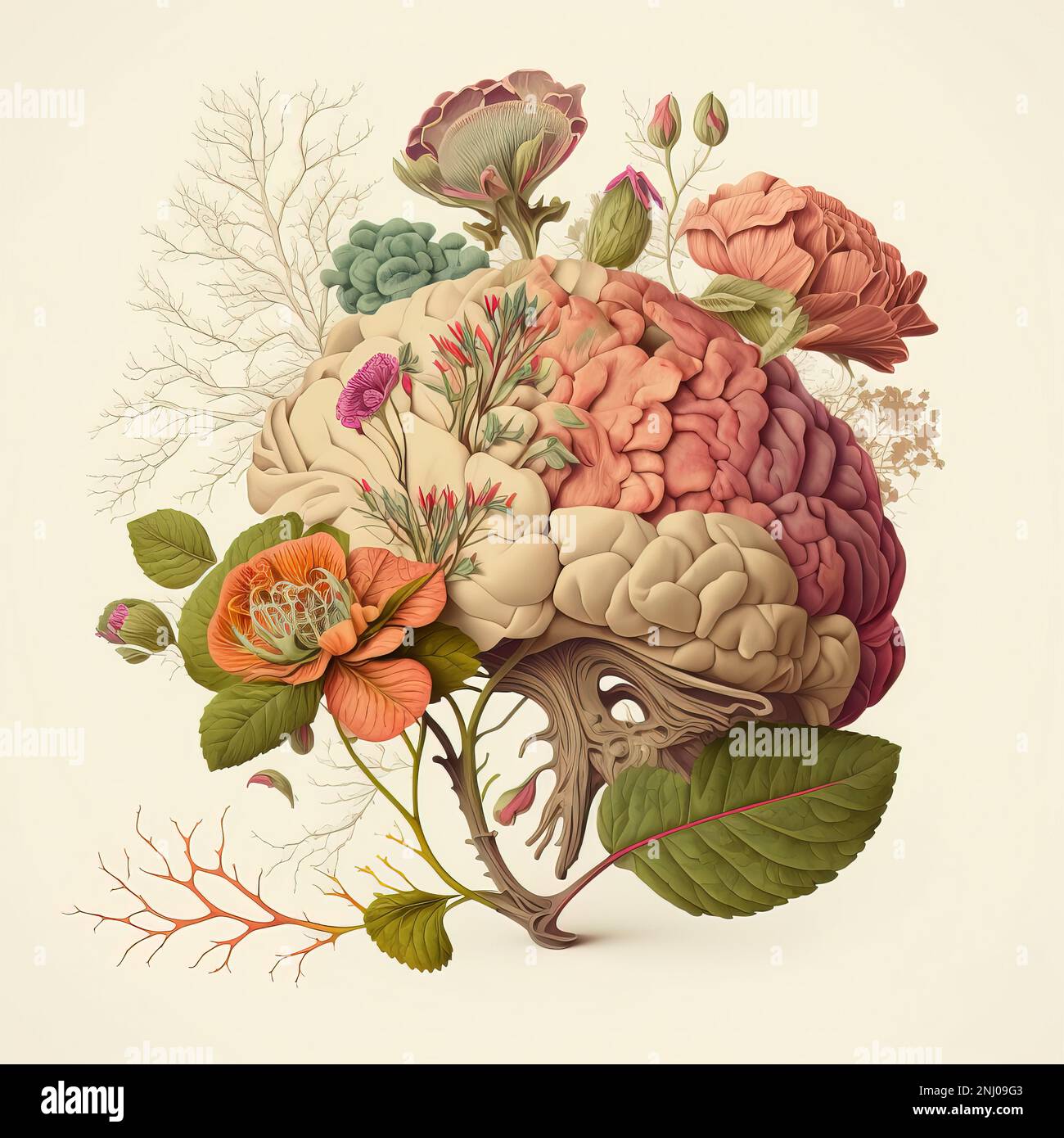 Brain leaf hi-res stock photography and images - Alamy