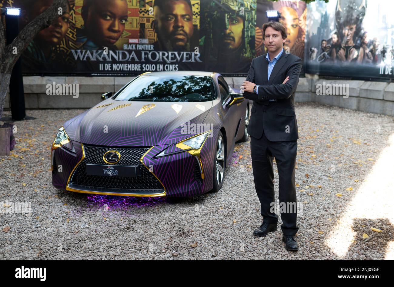 Lexus brand communications and marketing director Aurelio Garcia poses ...