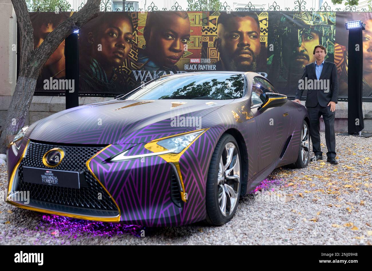 Lexus brand communications and marketing director Aurelio Garcia poses ...