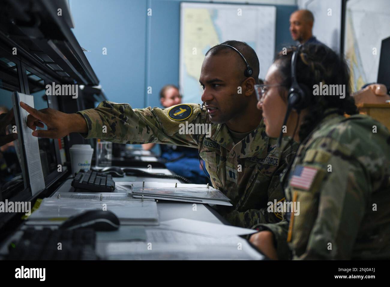 U.S. Space Force Capt. Hussain, 1st Range Operations Squadron sea ...