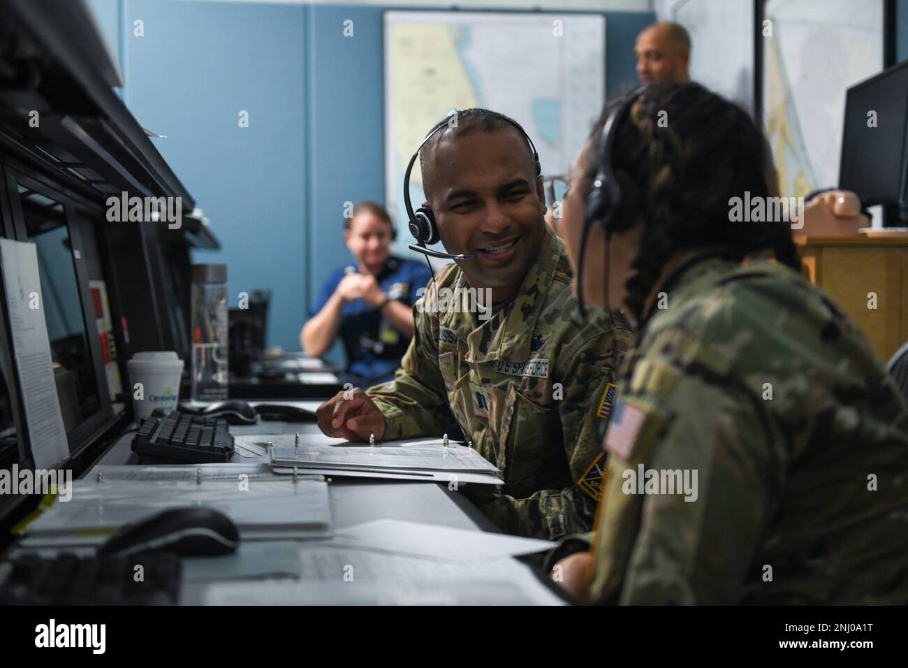 U.S. Space Force Capt. Hussain, 1st Range Operations Squadron sea ...