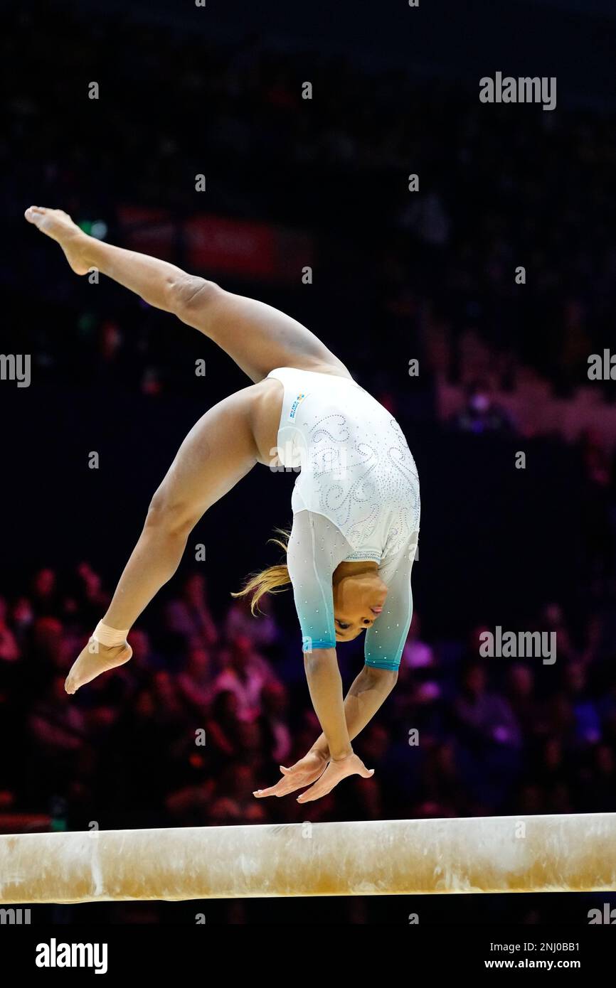 ANDRADE Rebeca of Brazil performs Balance Beam at the WOMEN'S ALL ...