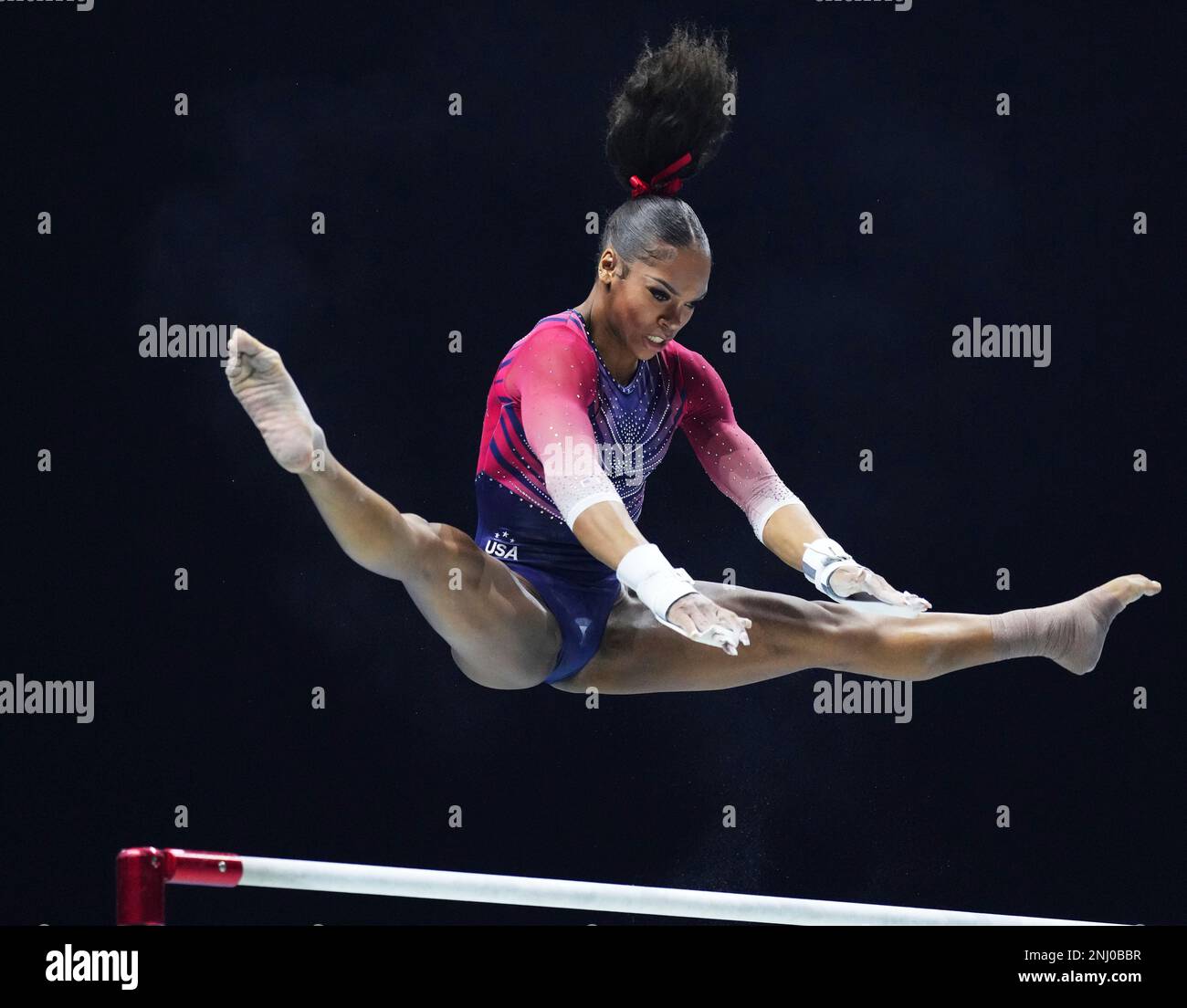 JONES Shilese of United States of America performs uneven Bars at the ...