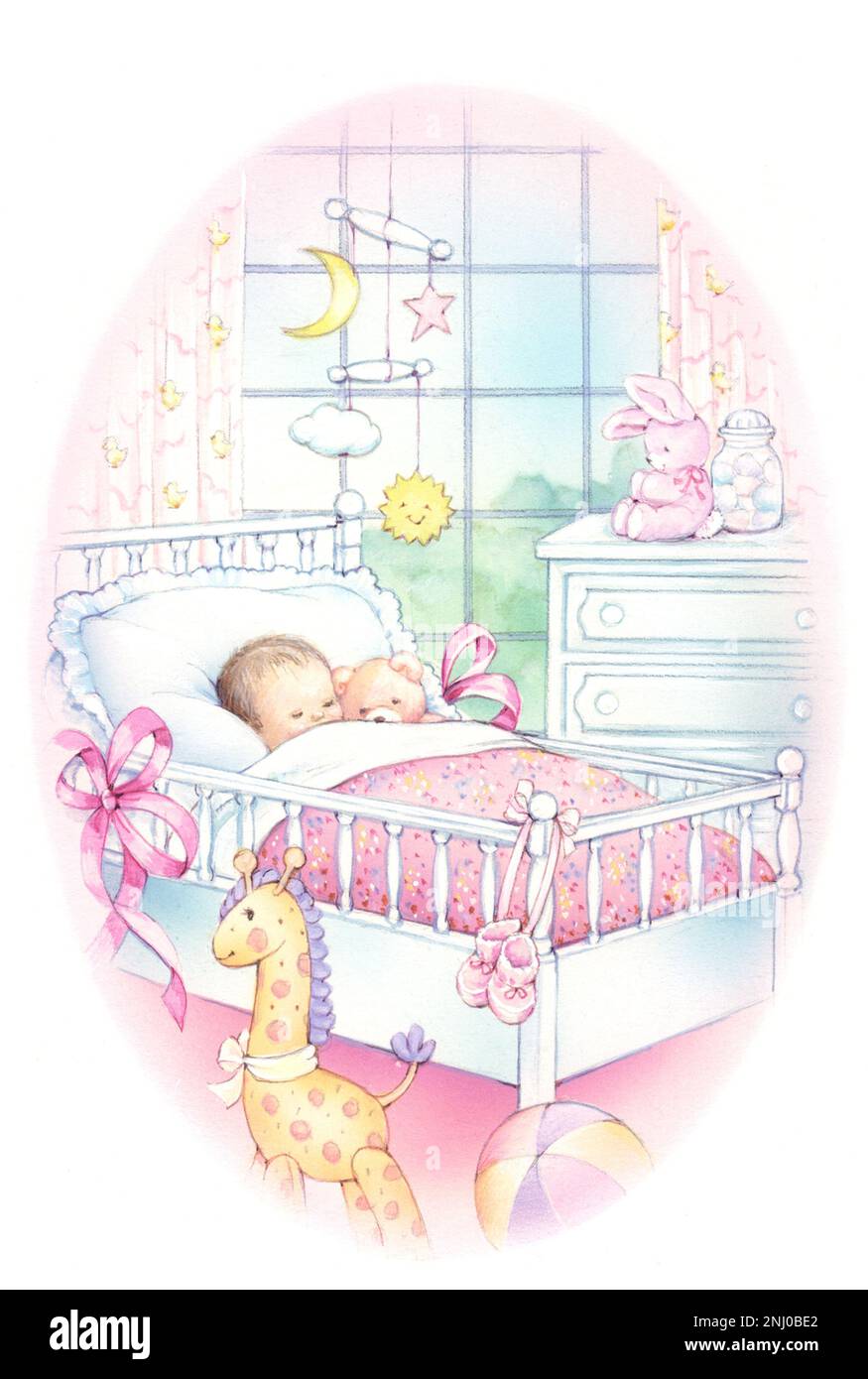 Girl playing toys in Cut Out Stock Images & Pictures - Alamy