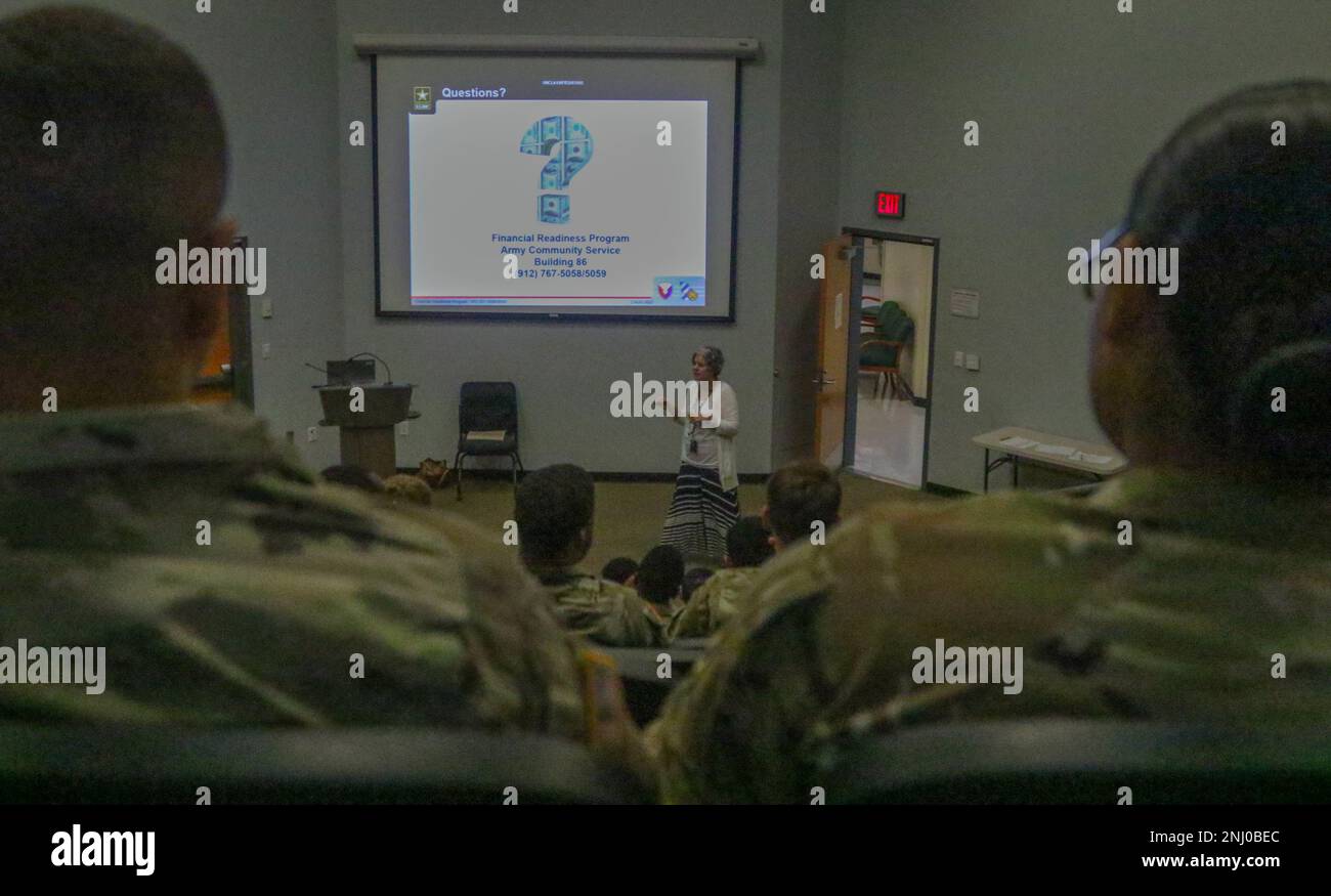 Darlene Pearson, a financial readiness counselor with the Army ...
