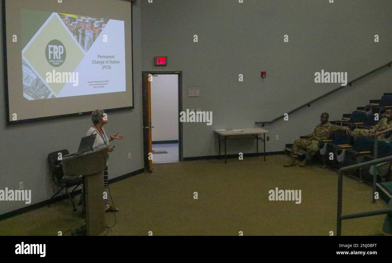 Darlene Pearson, a financial readiness counselor with the Army ...