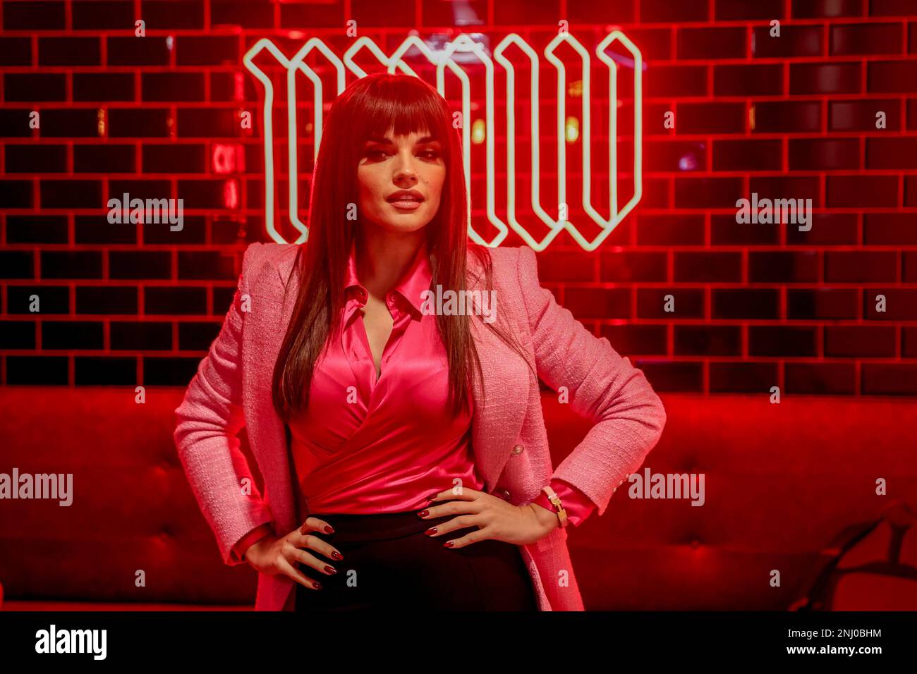 Singer Melody takes part in the inauguration of the 5th location of the ...