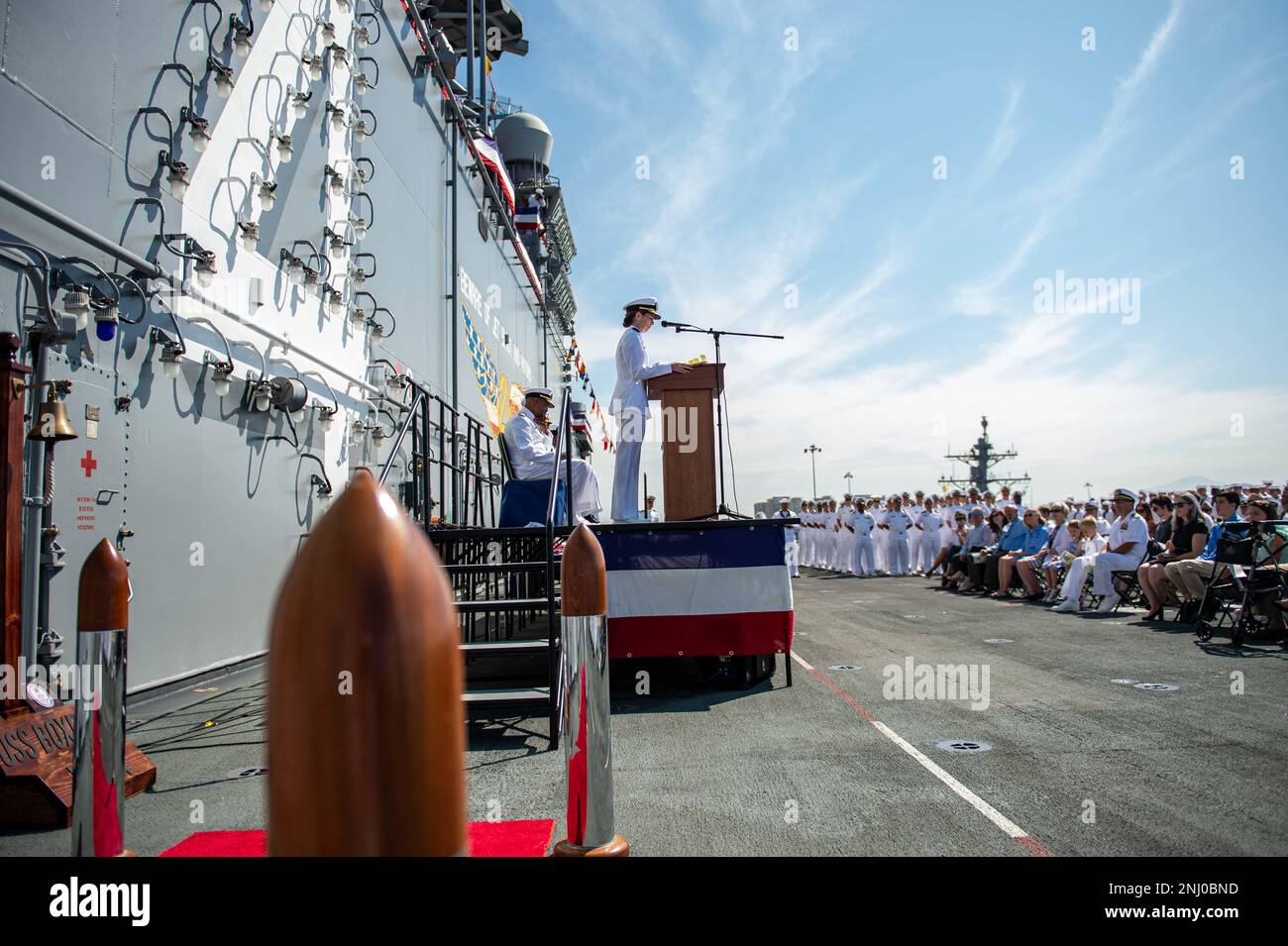 SAN DIEGO (August 4, 2022) Capt. Kathleen Ellis, USS Boxer Commanding ...