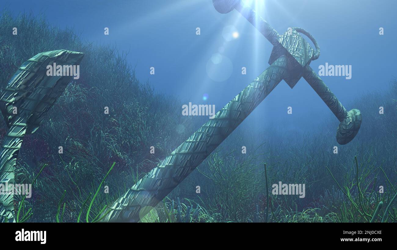 Anchor chain under water hi-res stock photography and images - Alamy