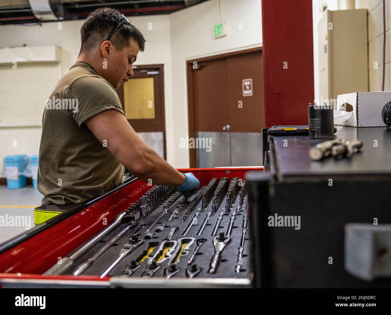 U.S. Air Force Airman 1st Class Jovan Gutierrez, 18th Equipment ...