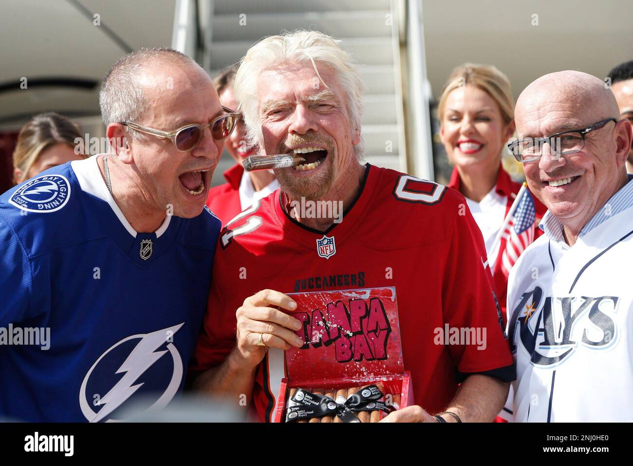 Virgin Atlantic CEO Shai Weiss, left, Virgin Atlantic founder and ...