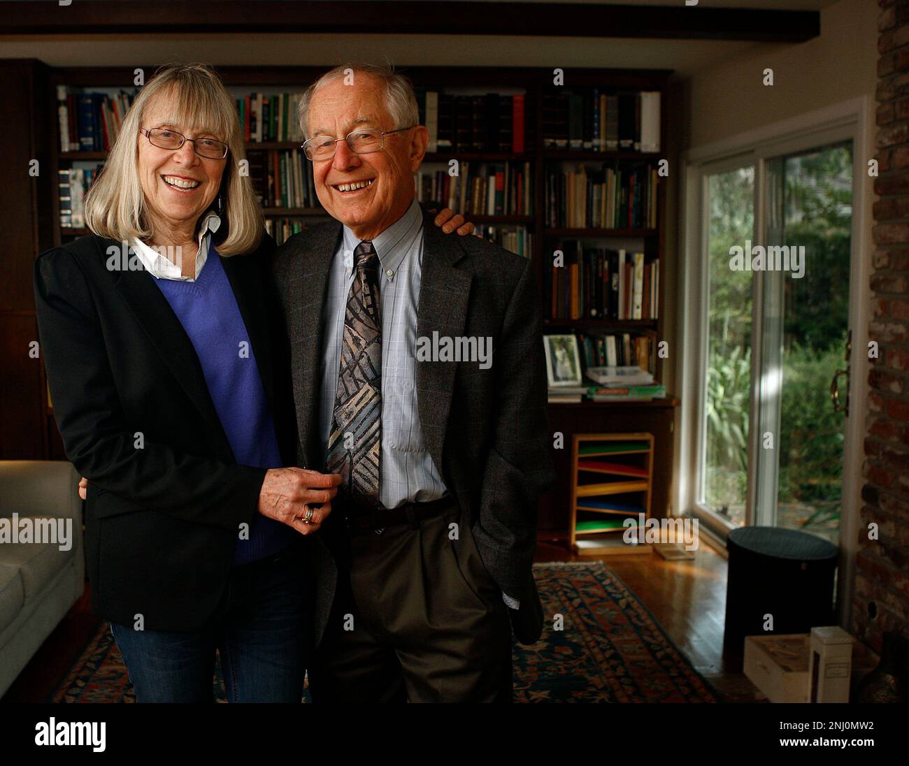Long time journalism teacher Esther Wojcicki and chairman of Stanford's ...