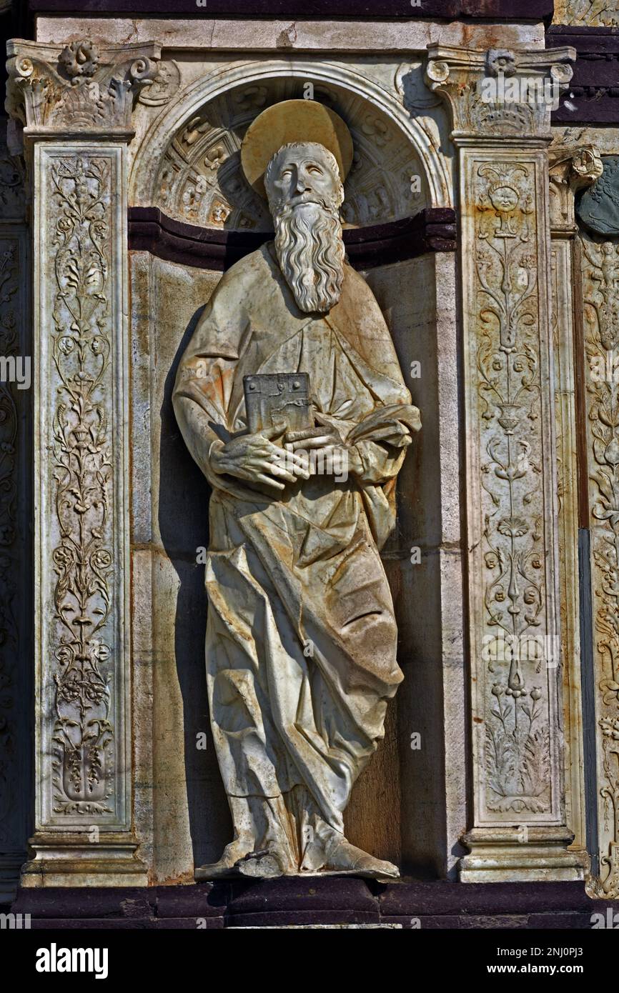 Commissioned the building to the architect marco solari hi-res stock ...