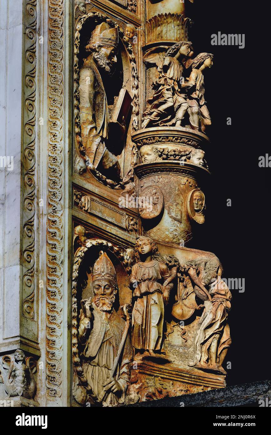 Commissioned the building to the architect marco solari hi-res stock ...