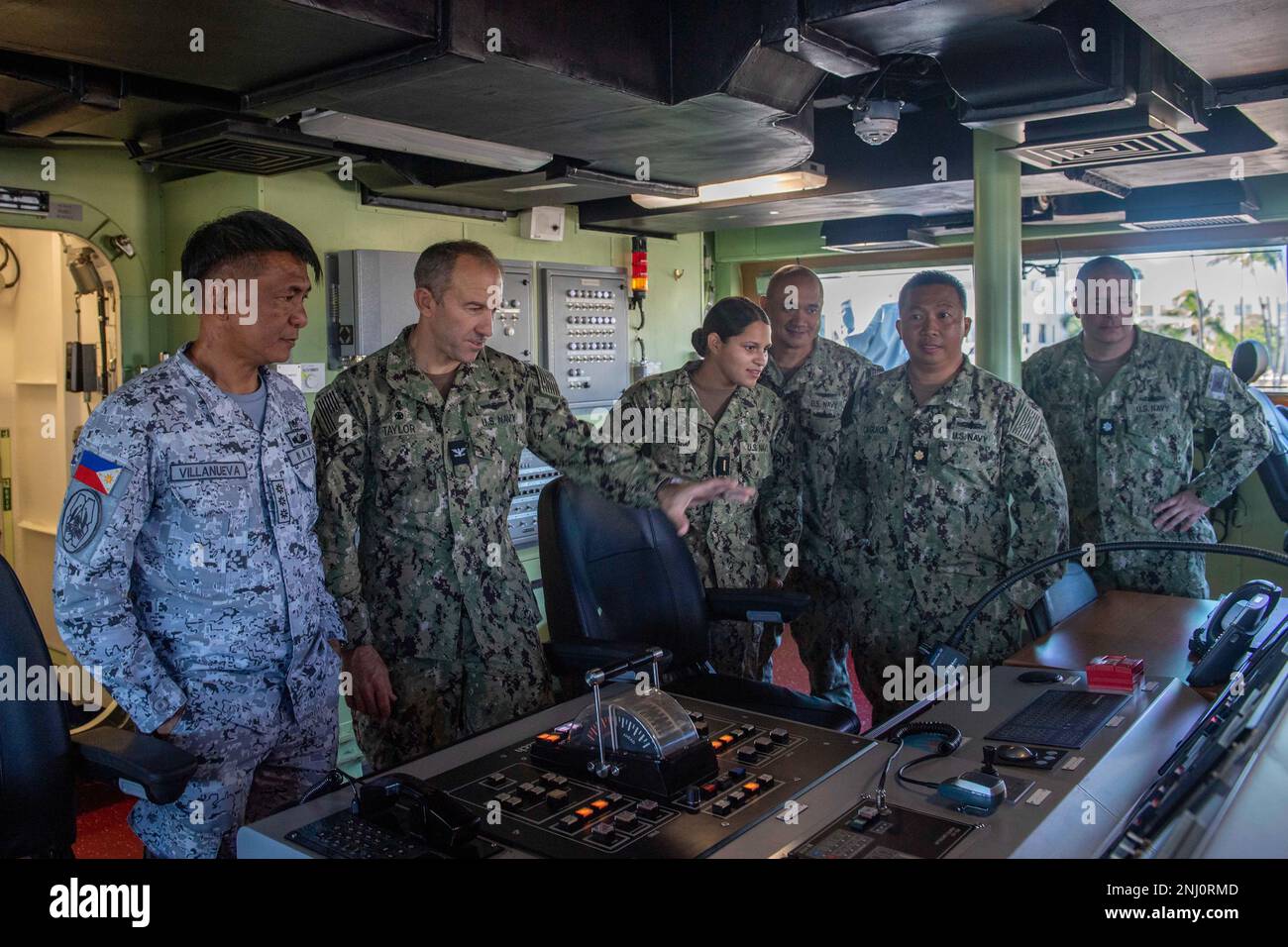 PEARL HARBOR (August 3, 2022) Philippine Navy Capt. Charles Villanueva ...