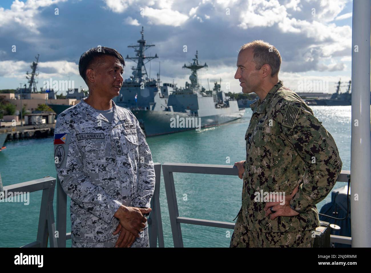 PEARL HARBOR (August 3, 2022) Philippine Navy Capt. Charles Villanueva ...