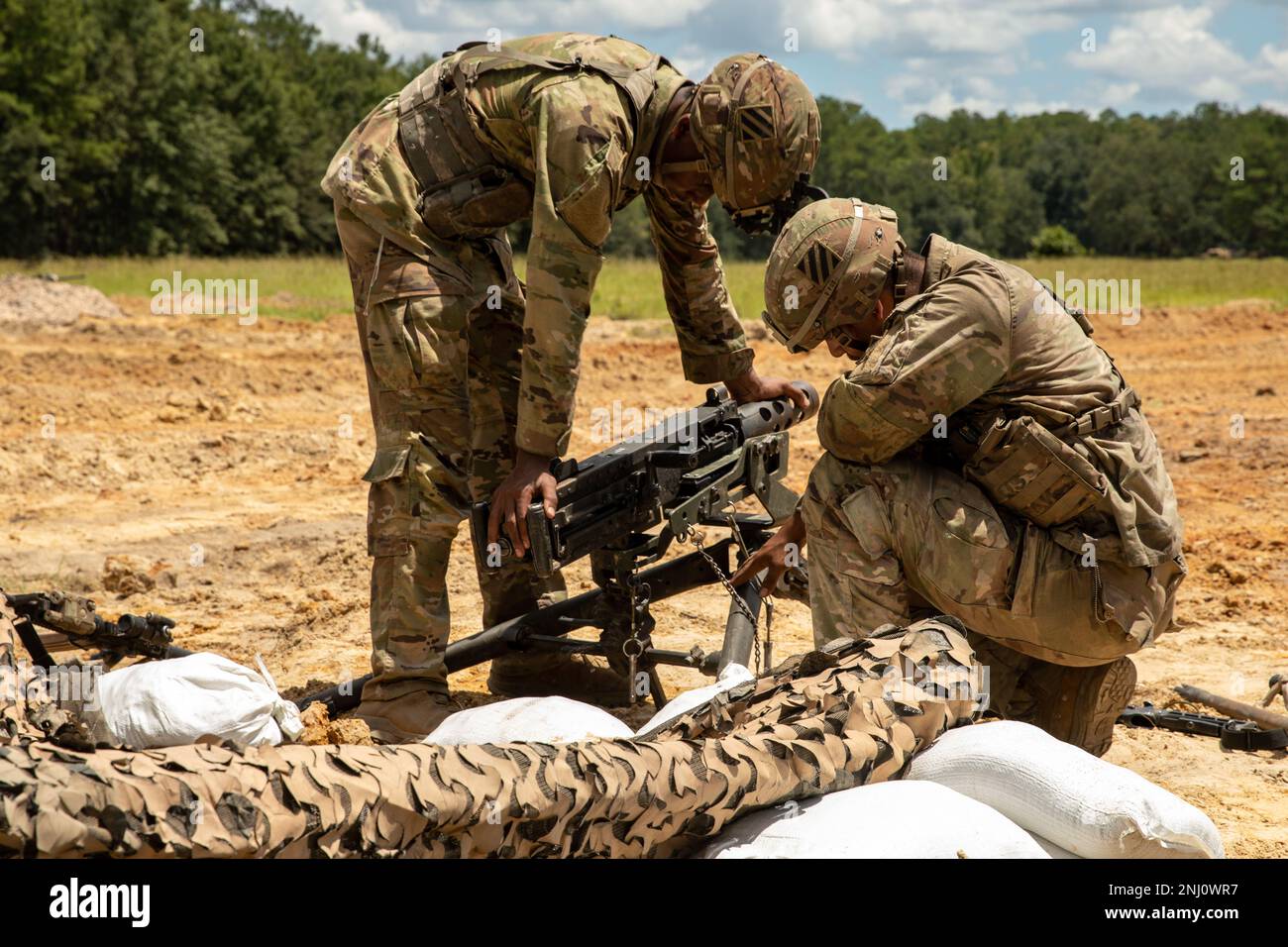 U.S. Army Pvt. Jordan Ranson and Pfc. Edwin Gil, horizontal ...